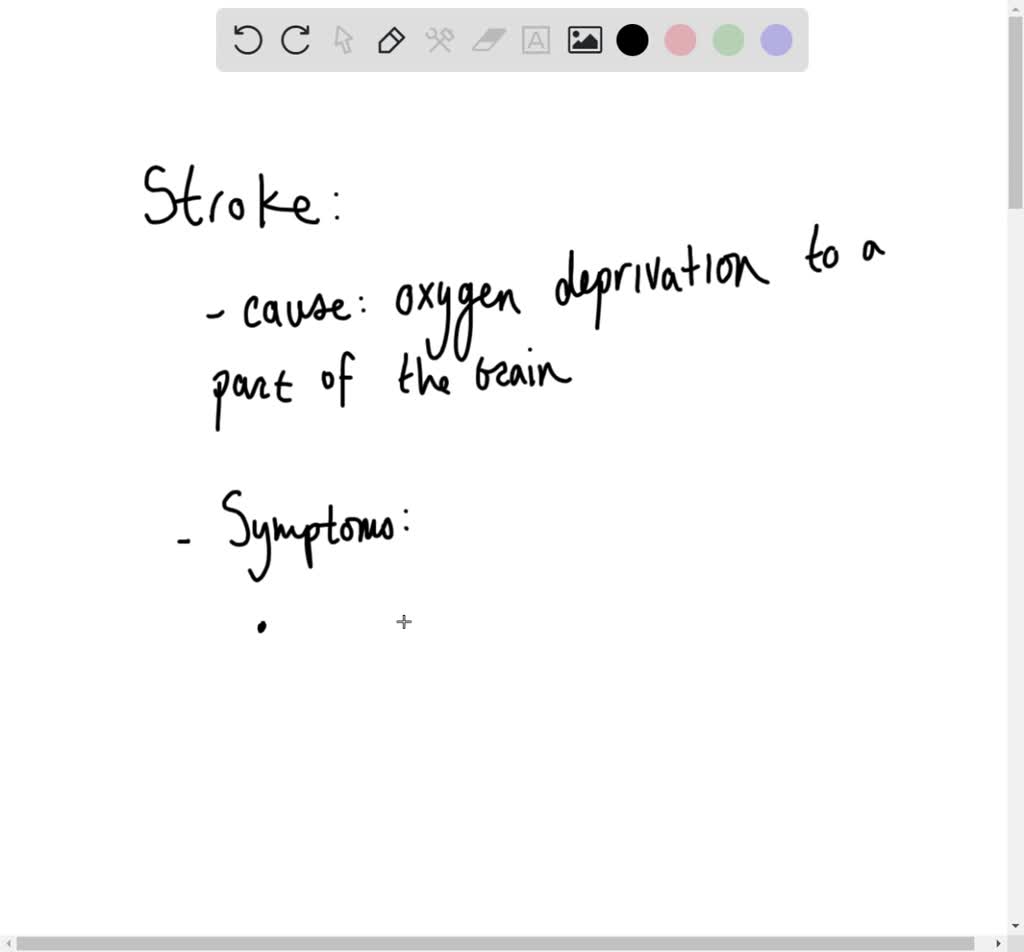 ⏩SOLVED:A stroke occurs when there is a disruption in blood flow to ...