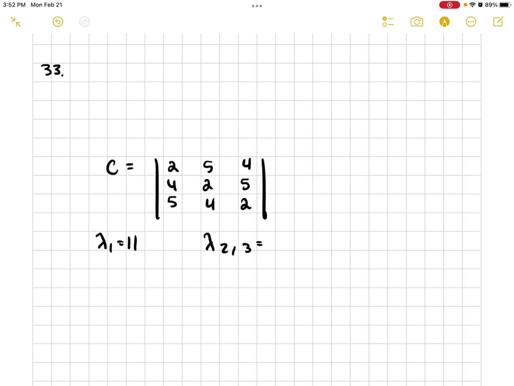 SOLVED:Specialize system (20) for f(𝐀)=𝐀^17, when 𝐀 is a 3 ×3 matrix having 3,5 , and 10 as its ...