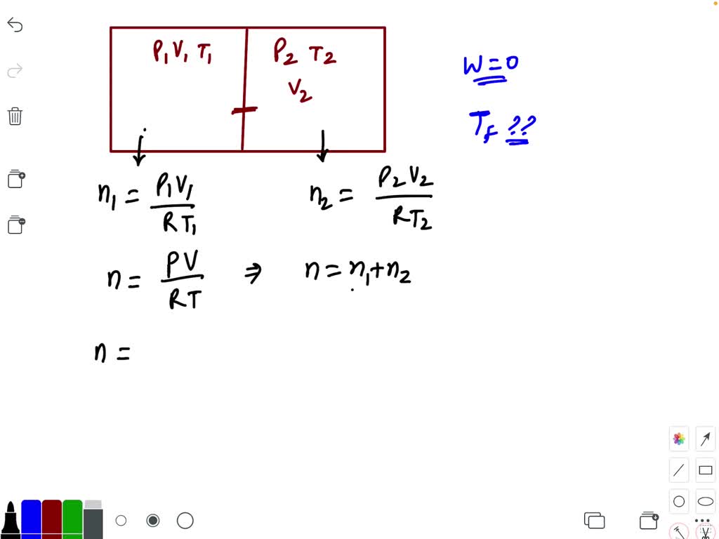 SOLVED:An insulated container of gas has two chambers separated by an insulating partition. One ...