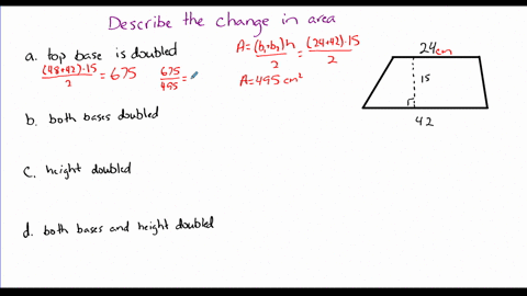 SOLVED:Here is trapezoid A B C D. Using rigid transformations on the trapezoid, build a pattern ...