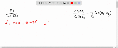 SOLVED:Find each quotient. Write answers in rectangular form. In Exercises 89-94, first convert ...