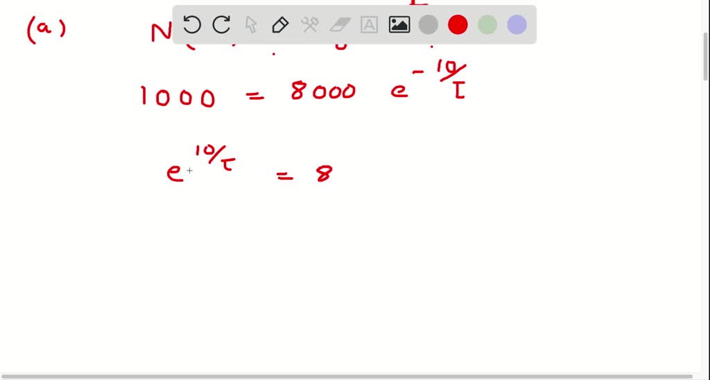 The counting rate from a radioactive source is 8000 counts per second ...