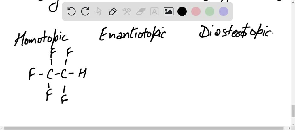SOLVED:In each compound, identify (1) the diastereotopic fluorines, (2 ...