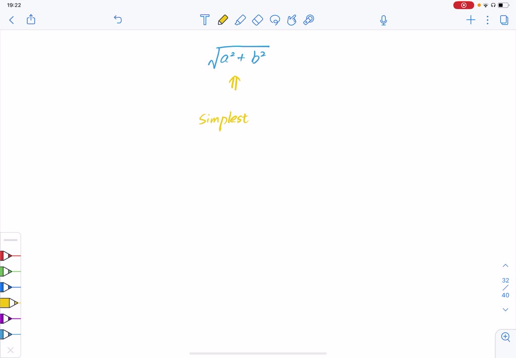 SOLVED Write Each Expression In Simplest Radical Form If A Radical Appears In The Denominator solved-write-each-expression-in-simplest-radical-form-if-a-radical-appears-in-the-denominator