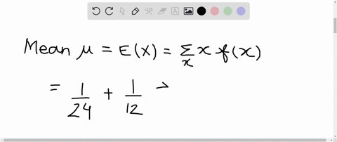 SOLVED:A discrete random variable can have the values x=3, x=8, or x=10, and the respective ...