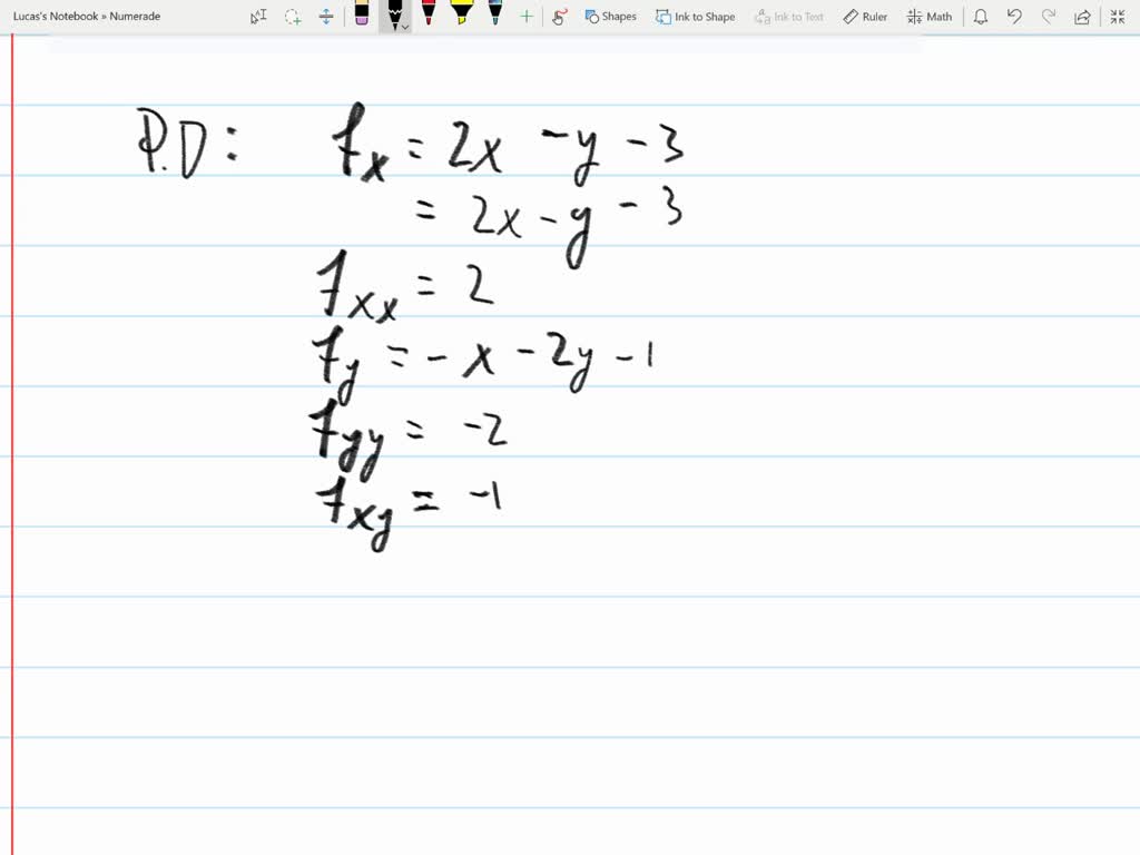 Examine each function for relative extrema and saddle points. f(x, y ...
