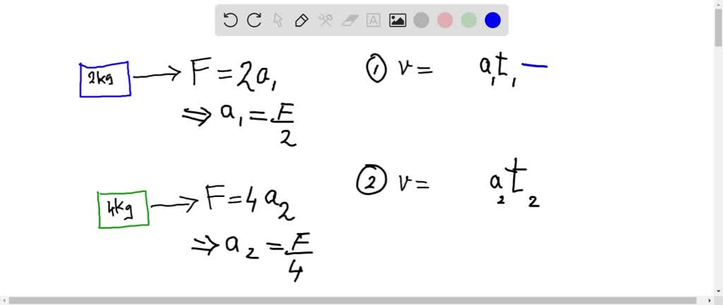 Two unequal masses A and B moving along a straight line are brought to rest by equal retarding ...