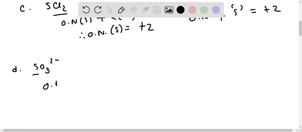 SOLVED:Sulfur can exist in both positive and negative oxidation states ...