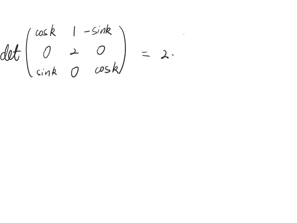⏩SOLVED:Use the determinant to find out for which values of the… | Numerade