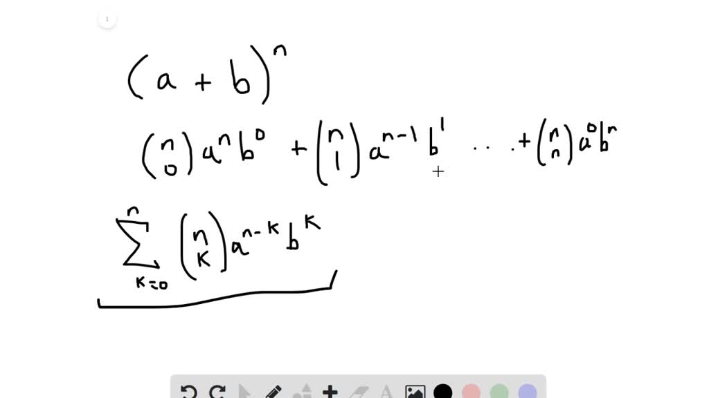 Explain How To Use The Binomial Theorem To Expand 
