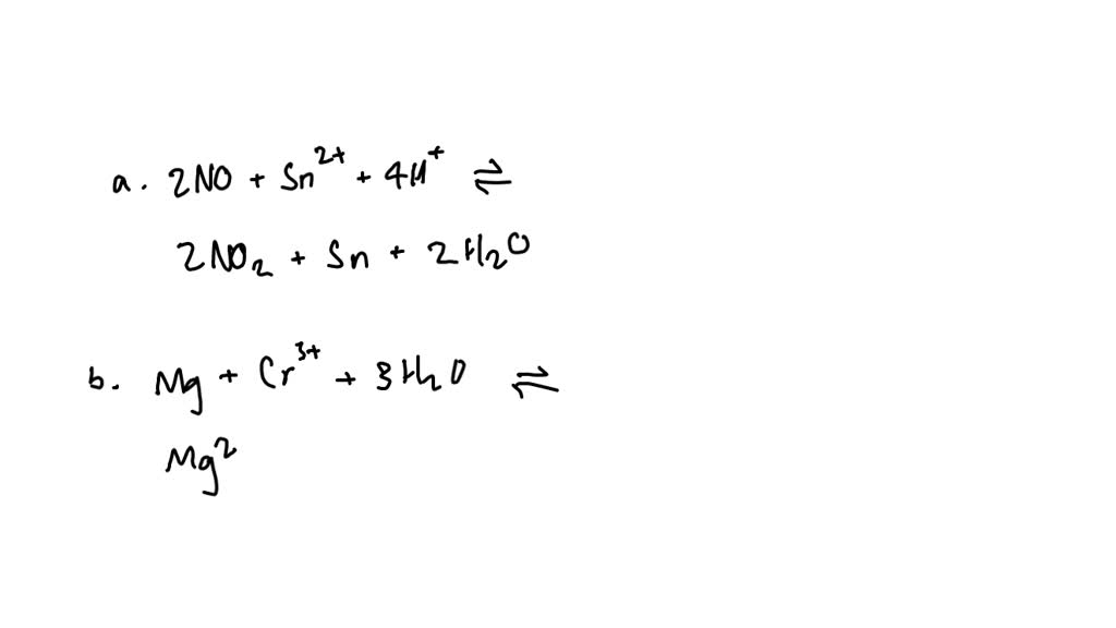 ⏩SOLVED:Balance each redox reaction occurring in acidic aqueous… | Numerade ⏩SOLVED:Balance each redox reaction occurring in acidic aqueous… | Numerade