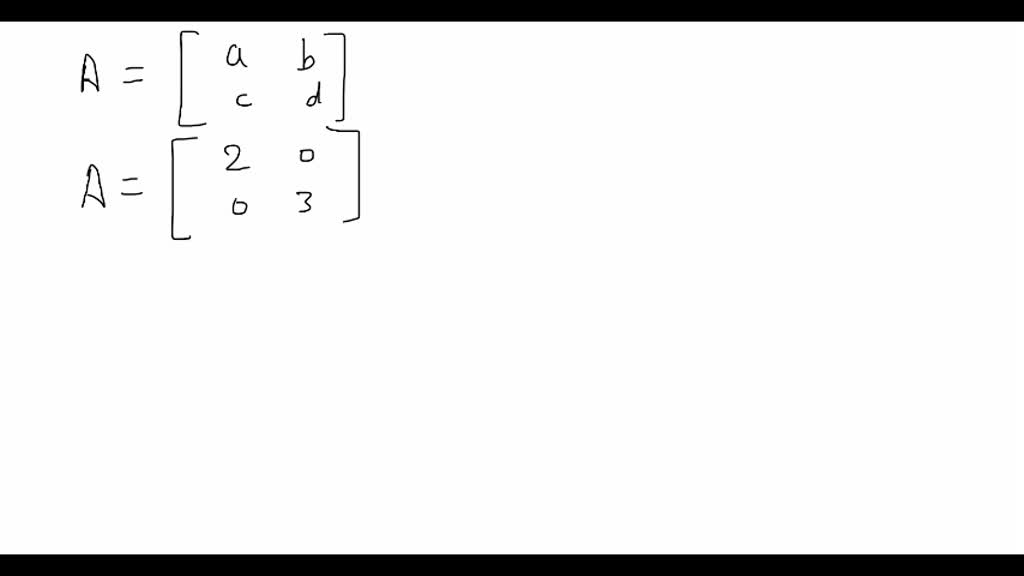 Matrix B Is Said To Be Square Root Of A Matrix A If B SolvedLib