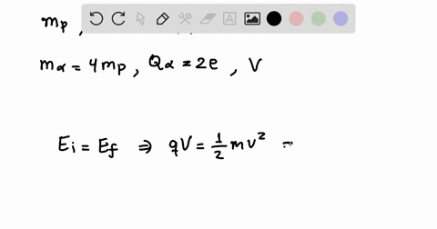 ⏩SOLVED:An alpha particle and a proton (Qa=2 Qp) enter a magnetic ...