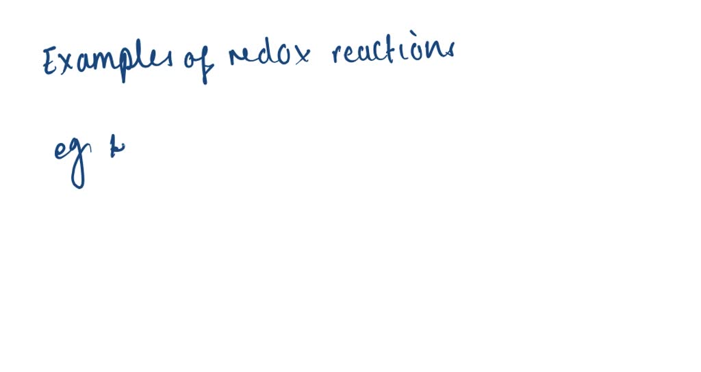 SOLVED:Give some examples of how we make good use of oxidation ...