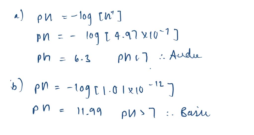 (a) Draw a logarithmic concentration diagram for a 10^-3 M solution of ...