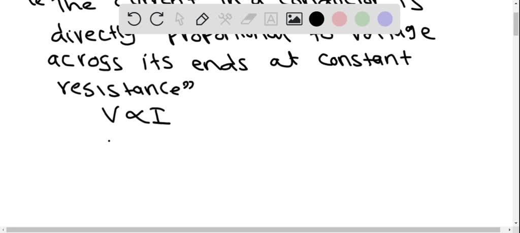 Ohm's law states that (a) current equals voltage times resistance (b ...