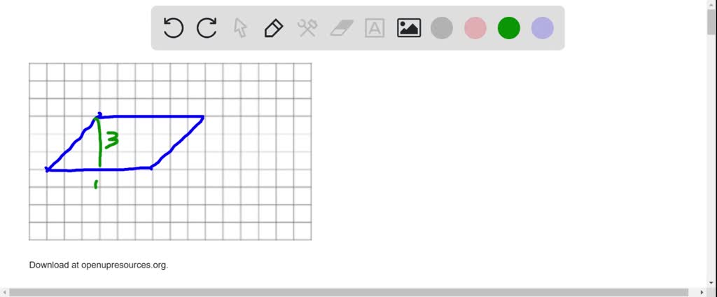 SOLVED:On the grid, draw a quadrilateral that is not a rectangle that ...