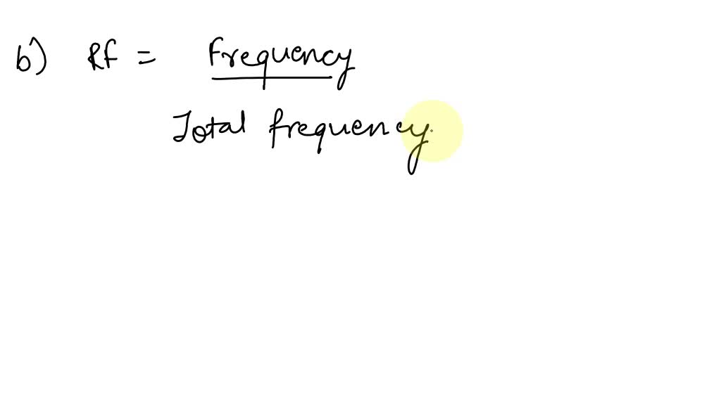 SOLVED:(a) Construct a frequency marginal distribution. (b) Construct a ... SOLVED:(a) Construct a frequency marginal distribution. (b) Construct a ...