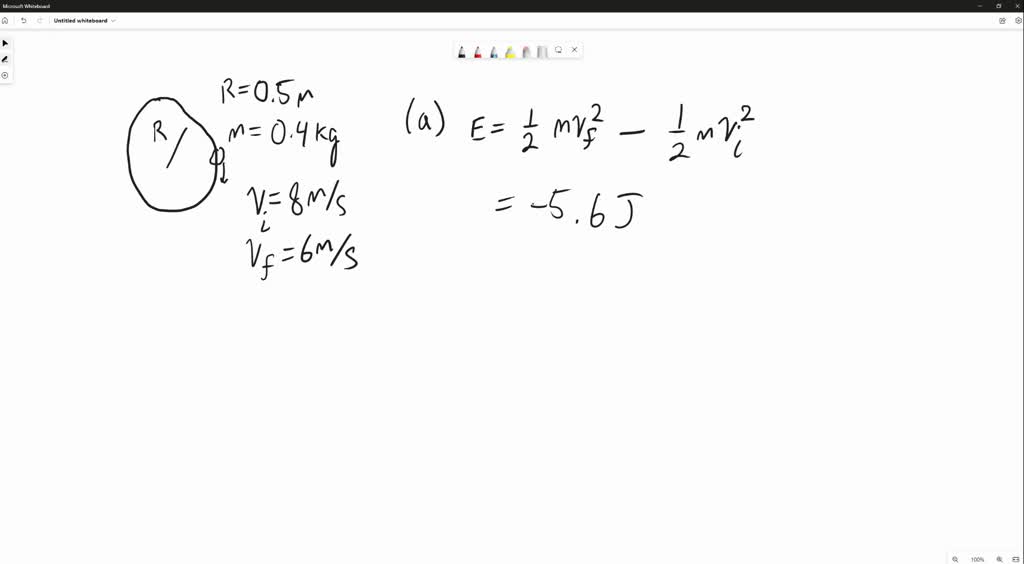 SOLVED:A smooth circular hoop with a radius of 0.500 m is placed flat on the floor. A 0.400 -kg ...