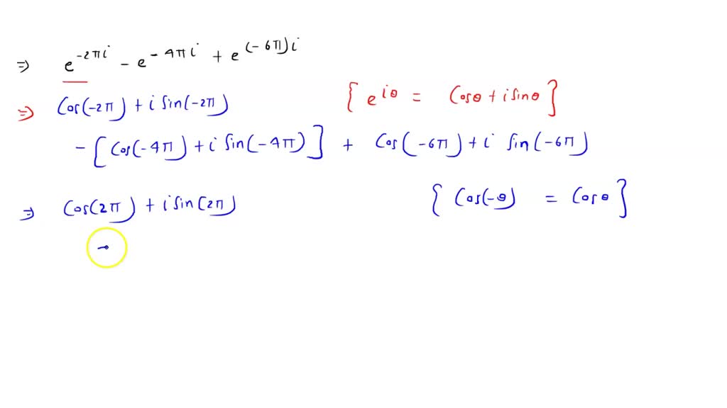 Solved:express The Following Complex Numbers In The X+i Y Form. Try To 