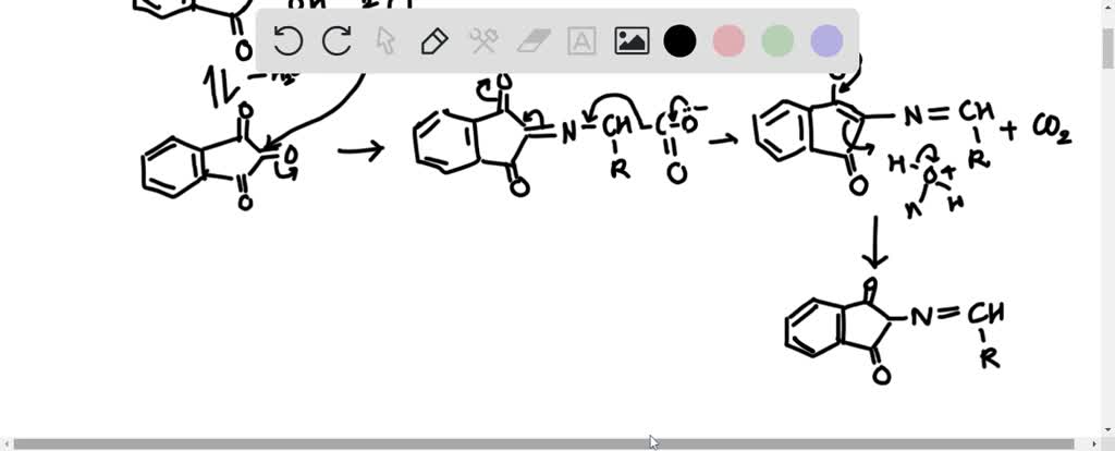 SOLVED: The reaction of ninhydrin with an G-amino acid occurs in ...
