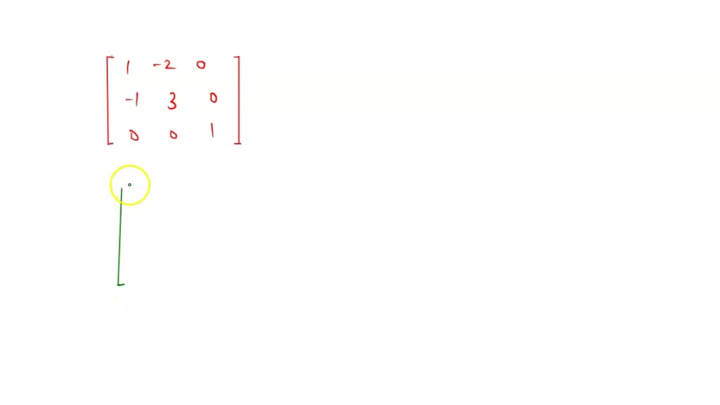 SOLVED:Find a sequence of elementary matrices whose product is the ...
