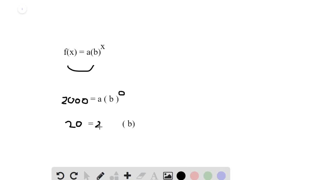 SOLVED For The Following Exercises Find The Formula For An Exponential SOLVED For The Following Exercises Find The Formula For An Exponential