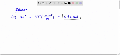 SOLVED:Convert (a) 50.0 rev to radians, (b) 48 \pi rad to revolutions ...