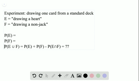 ⏩SOLVED:For the following exercises, one card is drawn from a… | Numerade