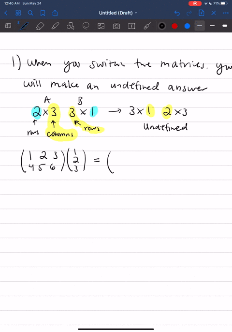 ⏩solved Explain Why There Is No Commutative Law For Matrix… Numerade