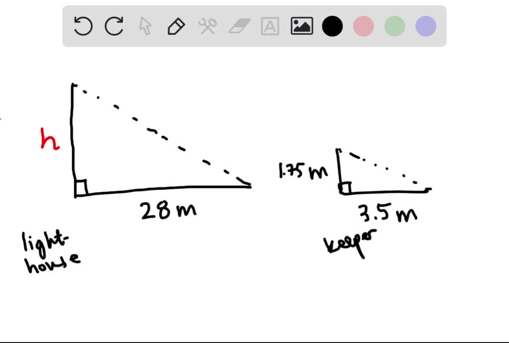 SOLVED:Solve each problem. Height of a Lighthouse The Biloxi lighthouse ...