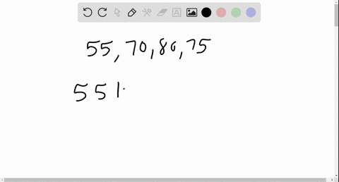 SOLVED:Sharif has scores of 55,70,80, and 75 on four mathematics tests ...