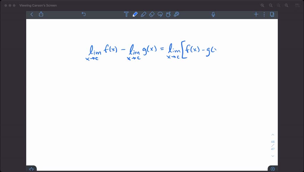 ⏩SOLVED:Write the difference rule for limits in terms of… | Numerade