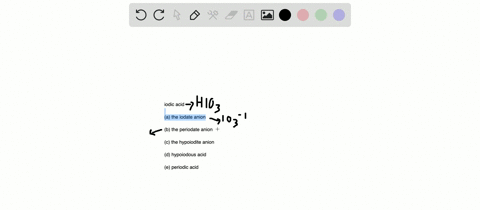 ⏩SOLVED:Iodic acid has the molecular formula HIO3. Write the… | Numerade