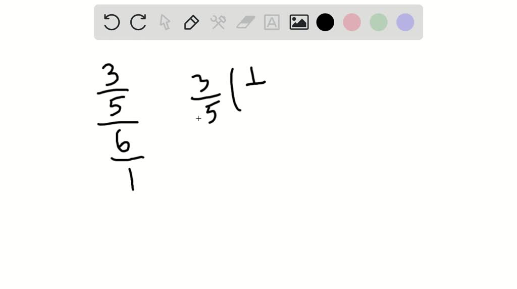 SOLVED:Simplify. ((3)/(5))/(6)