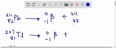 SOLVED:Write a nuclear equation for the beta decay of each nuclide. (a ...