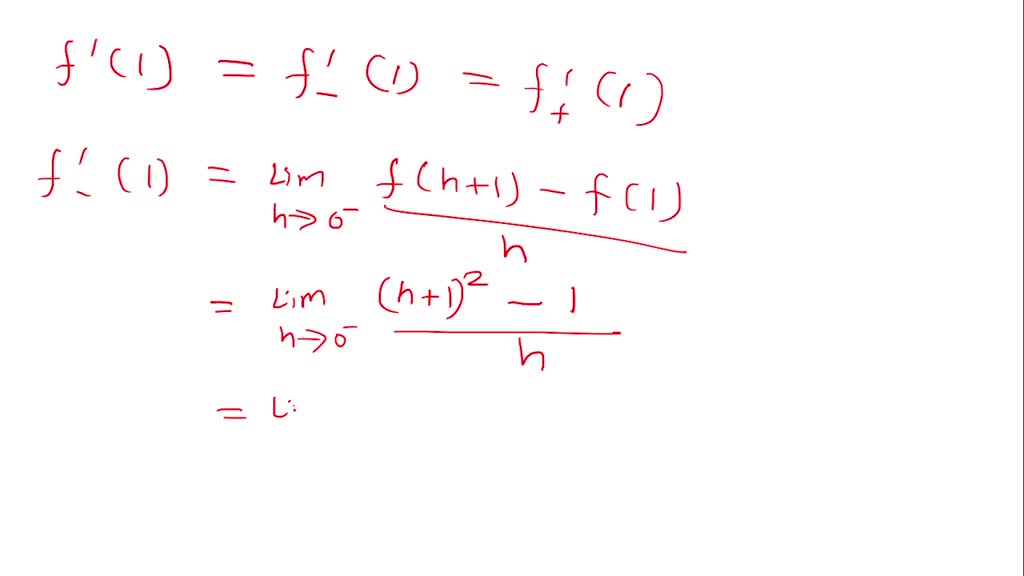 Solved Determine Whether Or Not F Is Continuous And Or Differentiable