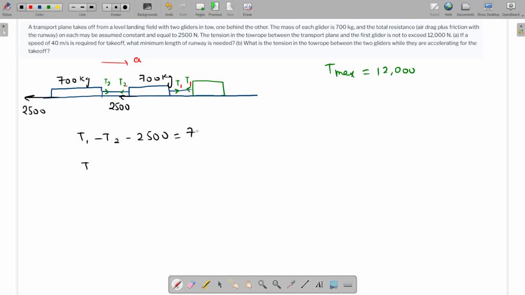 SOLVED:The car complete with driver weighs 1700 lb and without the two ...