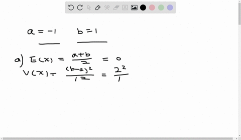 SOLVED:Suppose X has a continuous uniform distribution over the ...
