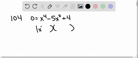 SOLVED:Find all real numbers x such that x^4+5 x^2-14=0