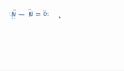 SOLVED:Nitrous oxide, N2 O, has a linear structure NNO. Write resonance ...