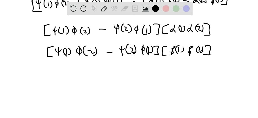 For two spin-1/2 particles you can construct symmetric and ...