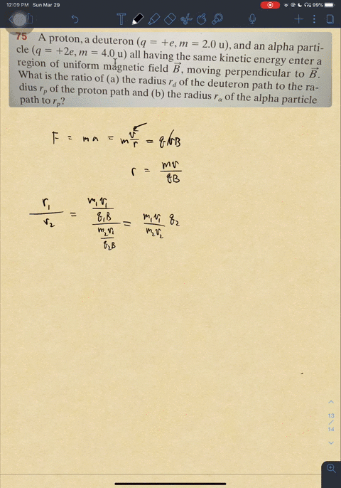 SOLVED:The ratio of de Broglie wavelength of $\alpha$-particle to that of a proton being ...