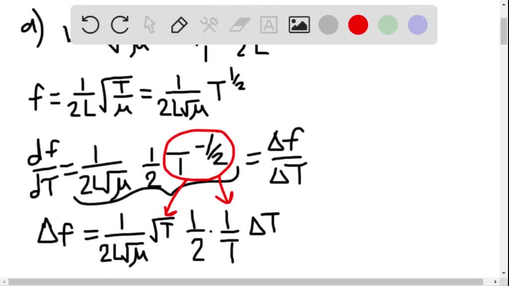 SOLVED:a. The frequency of a standing wave on a string is f when the ...