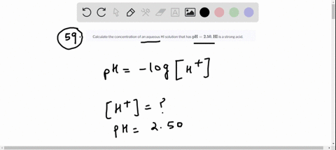 ⏩SOLVED:Calculate the concentration of an aqueous HI solution that ...