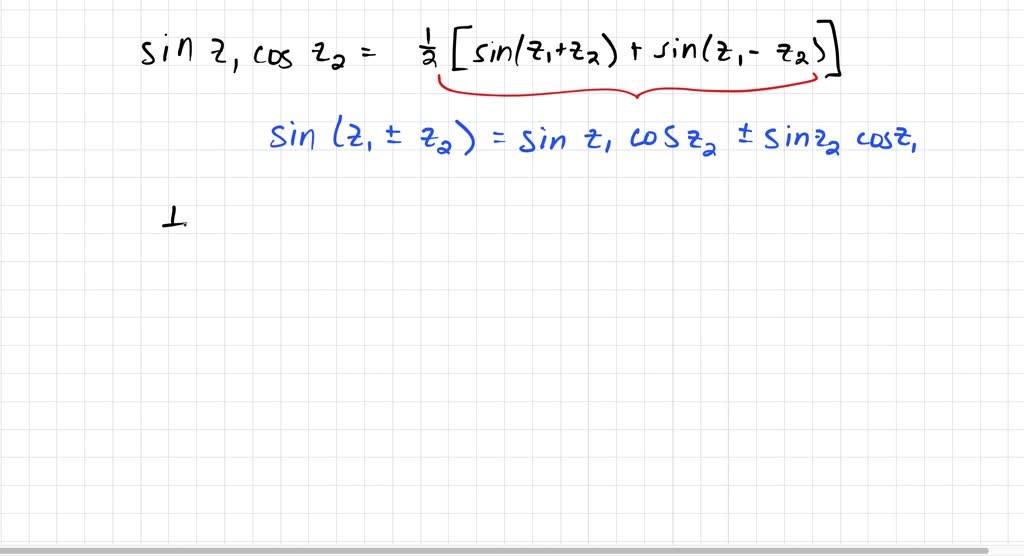 (a) Use definitions (1), Sec. 34 , of sinz and cosz to show that 2 sin ...
