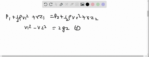 Chapter 3, Elementary Fluid Dynamics—The Bernoulli Equation Video Solutions, Fundamentals of ...
