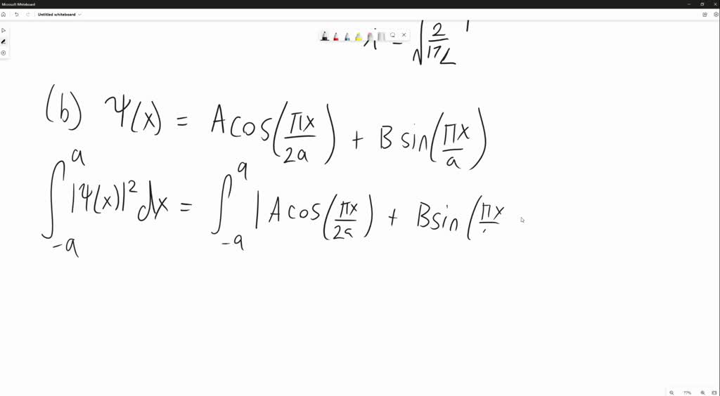 Solved A Find The Normalization Constant A For A Wave Function Made