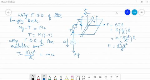 ⏩SOLVED:The bar of mass m in Figure P 31.66 is pulled horizontally… | Numerade