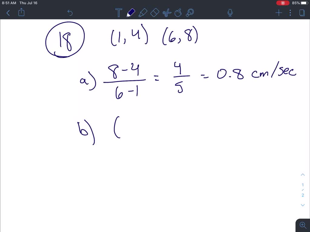 SOLVED Using The Following Experimental Values 5 Plot A Distance time